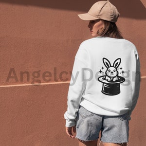 Magician SVG Designs, Magic Logo, Bunny in a Hat Vector, Magic Wand PNG ...