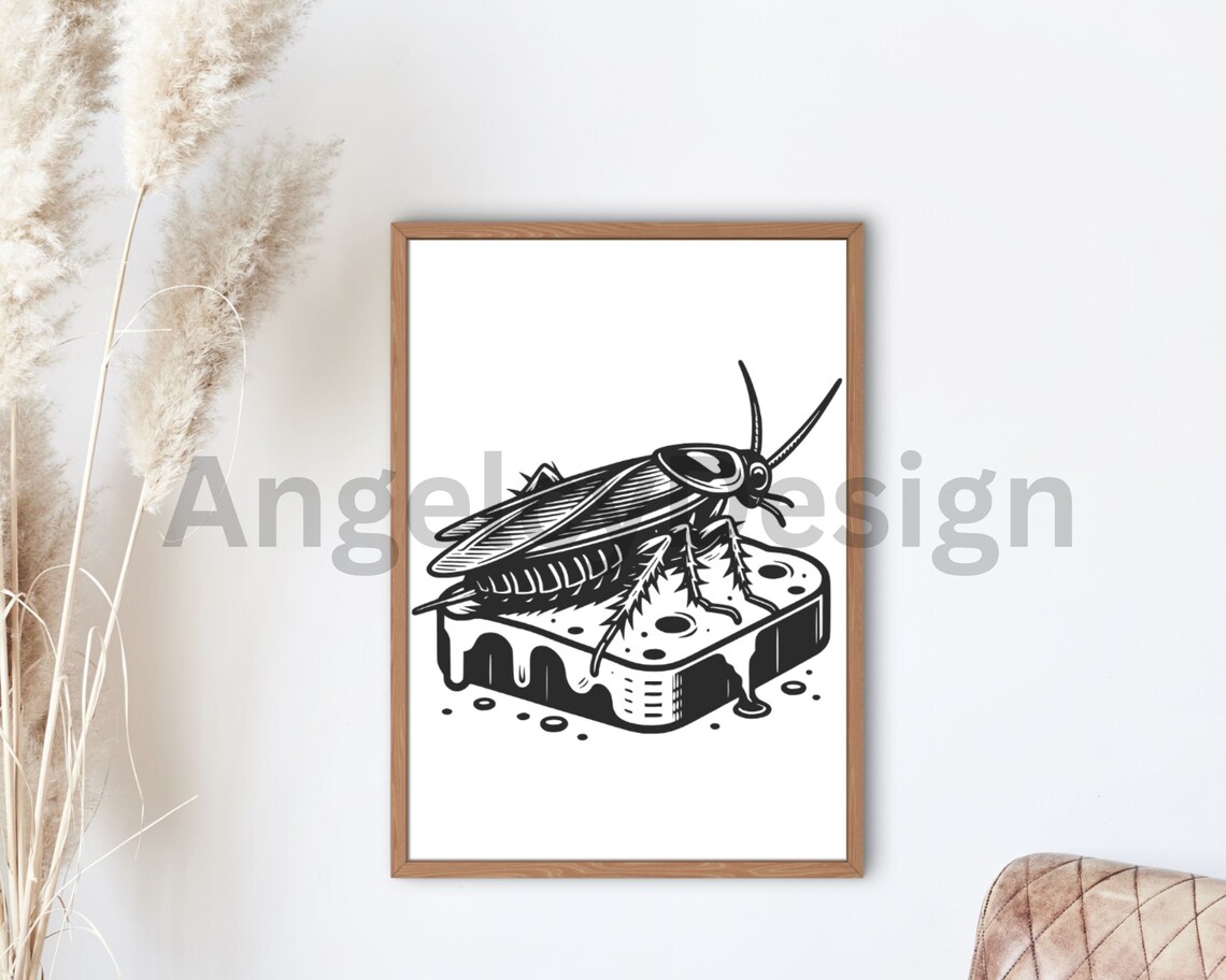 Cockroach SVG Designs, Cockroach Logo, Insect Vector, Pests PNG, Roach ...