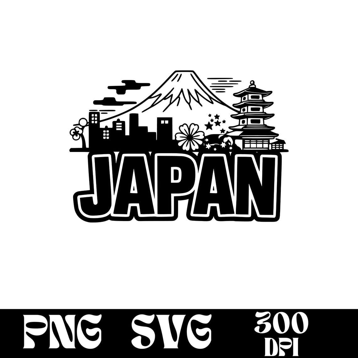 Japan SVG Design, Japan Logo, Far East Vector, Japanese Temple PNG ...