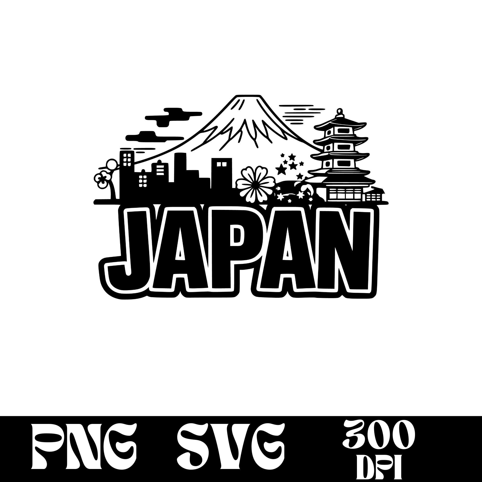 Japan SVG Design, Japan Logo, Far East Vector, Japanese Temple PNG ...