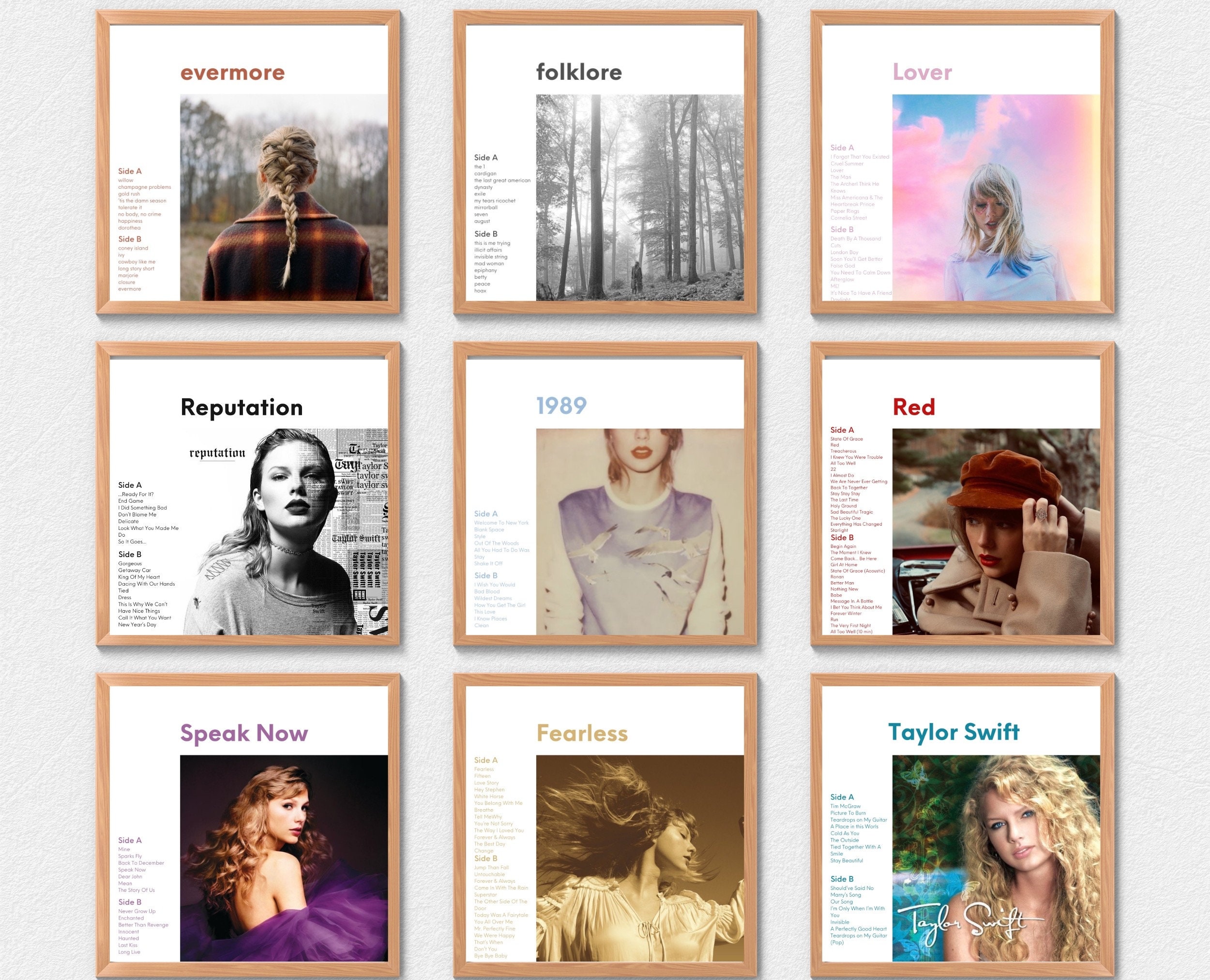Taylor Swift Album Covers in Midnights Style Printable Vinly - Etsy