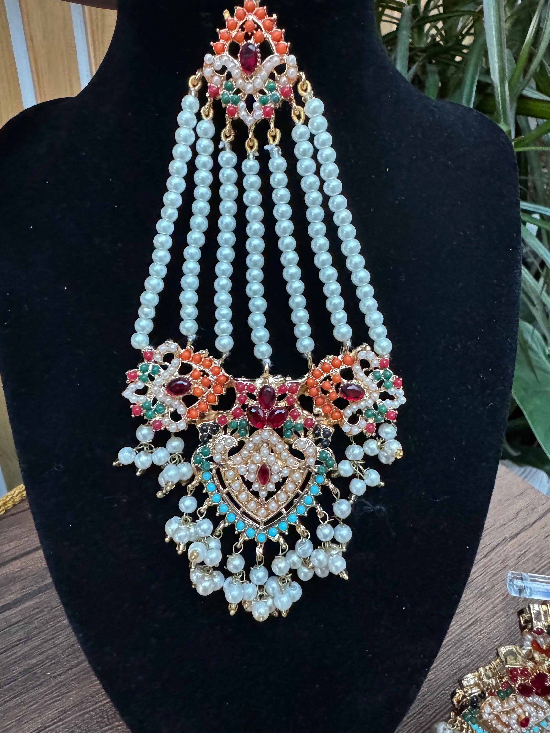 Ruby Mala Set Red Stone - Etsy