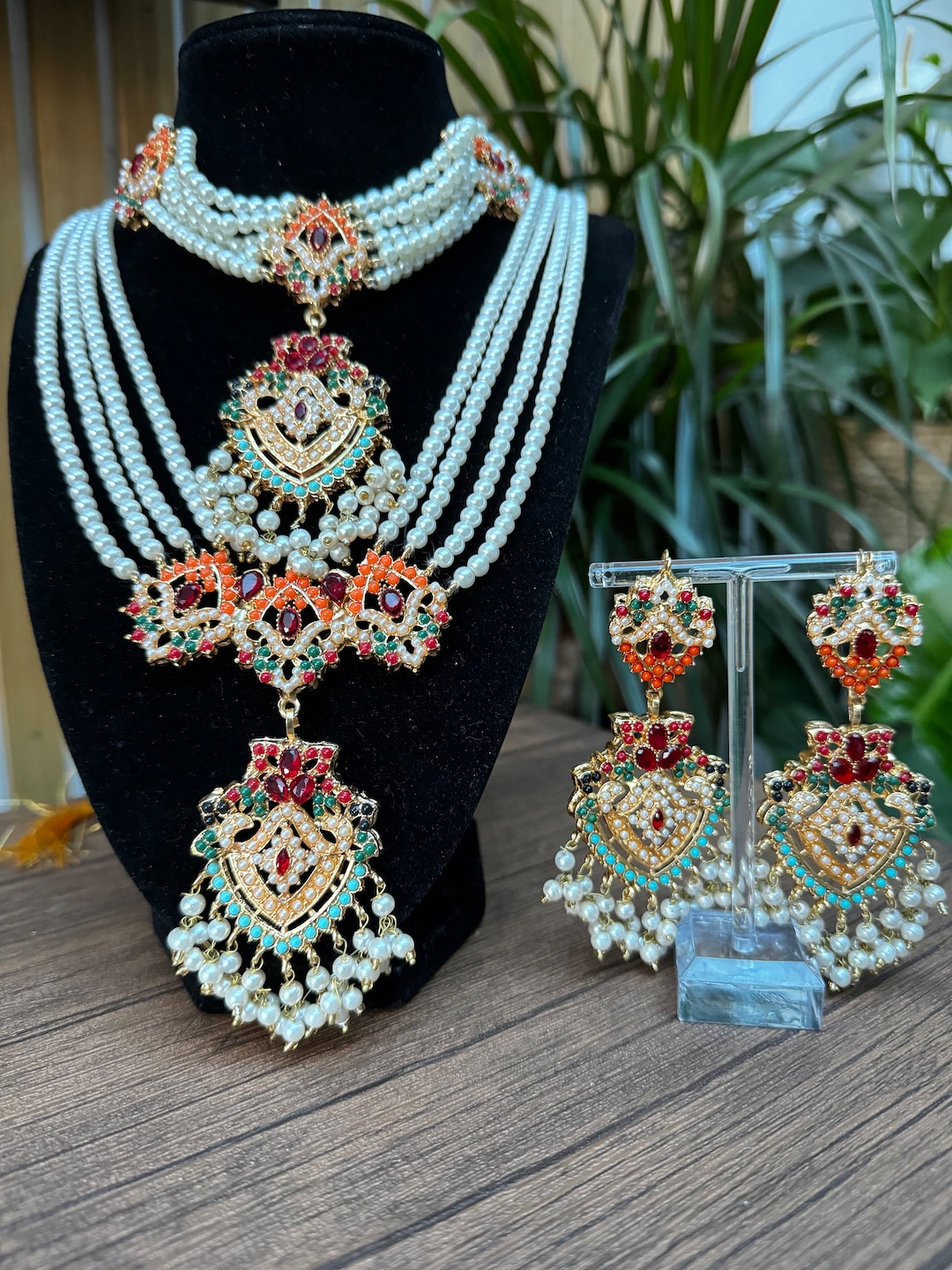 Ruby Mala Set Red Stone - Etsy