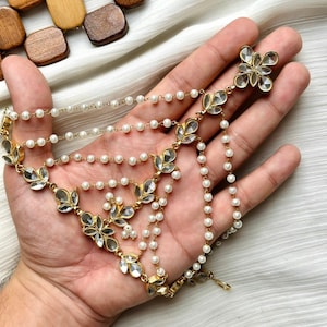 Heeramandi Style Kundan Hath Panja / Hand Bracelet Single - Etsy