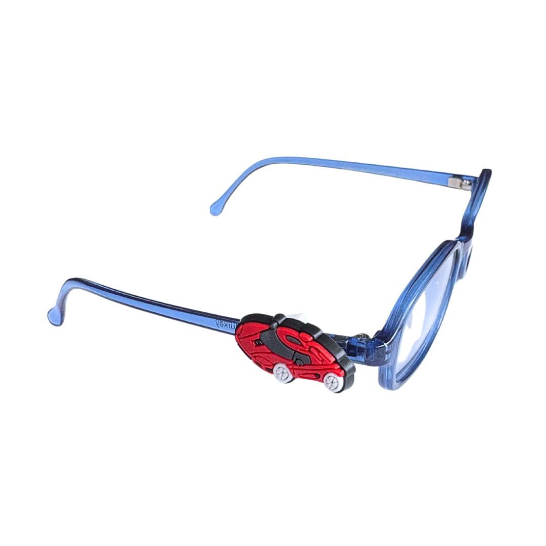 Red Corvette Muscle Car Glasses Charm for Kids | Fun Eyeglass Accessory ...