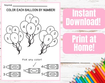 Basic Math Practice Sheets for Kids Kid Learning Practice - Etsy