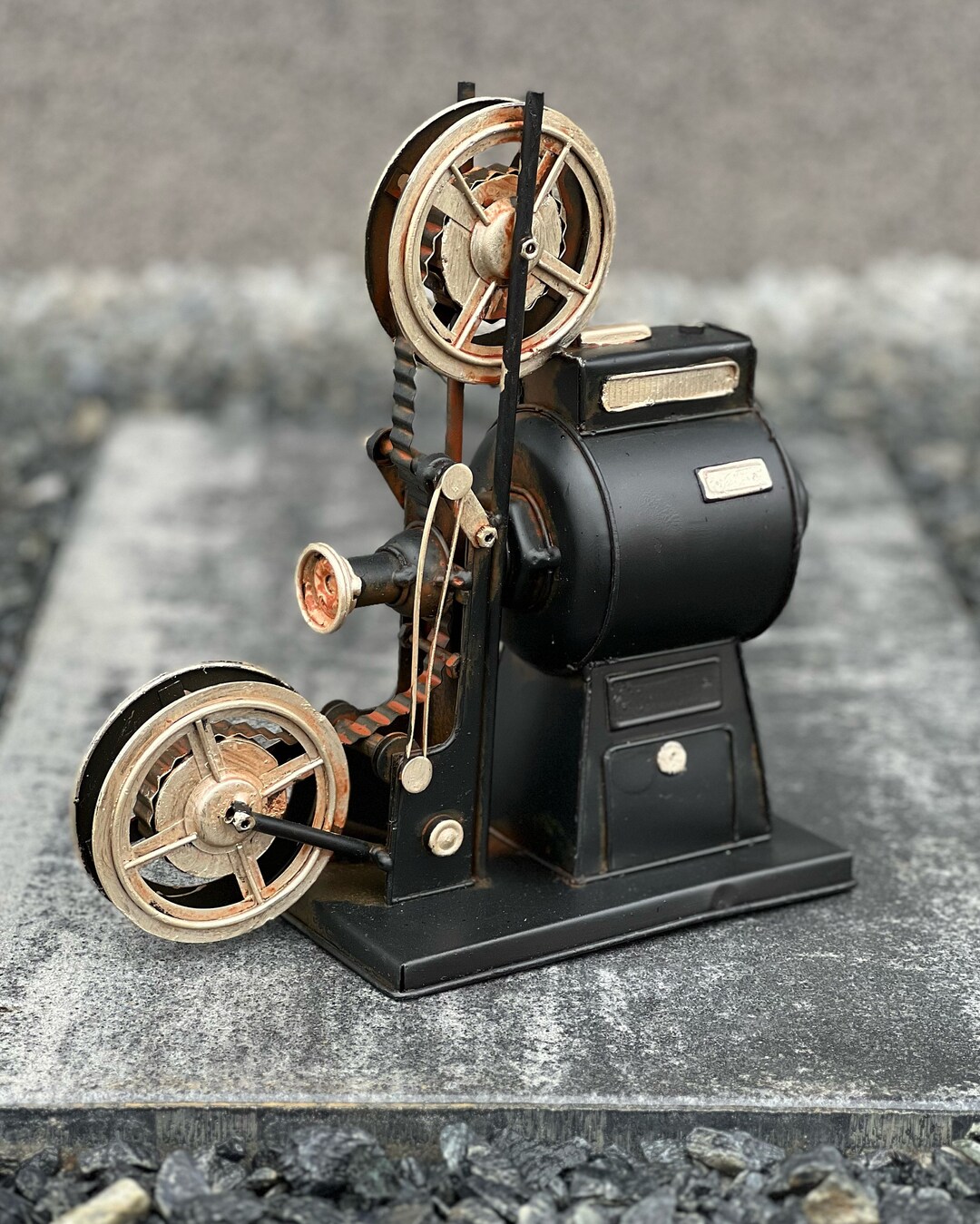 Handmade Tin Metal Model of Film Projector Decoration Gift Idea - Etsy