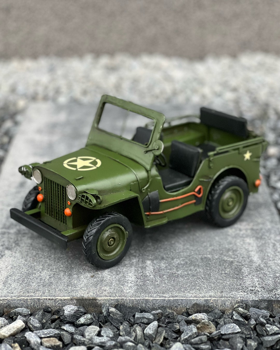 Handmade Tin Metal Model of MB Army Jeep Decoration Gift Idea - Etsy