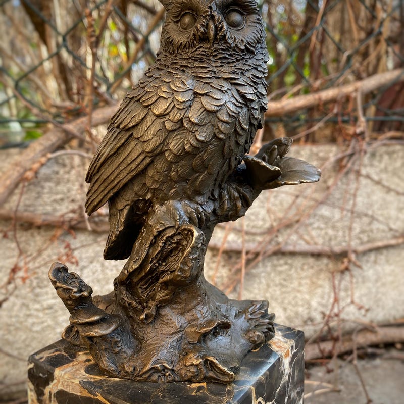 Owl Statues - Etsy