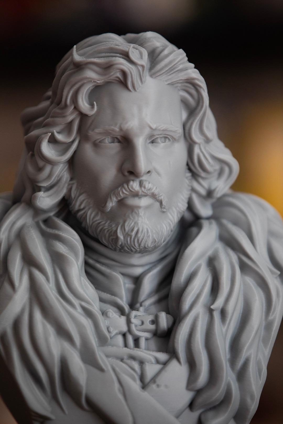 Jon Snow Bust / Statue / 3D Printed / Game of Thrones / High Detail ...