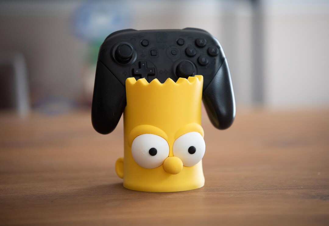 Bart Simpson Control Holder / the Simpsons / Video Game Gift / Xbox ...