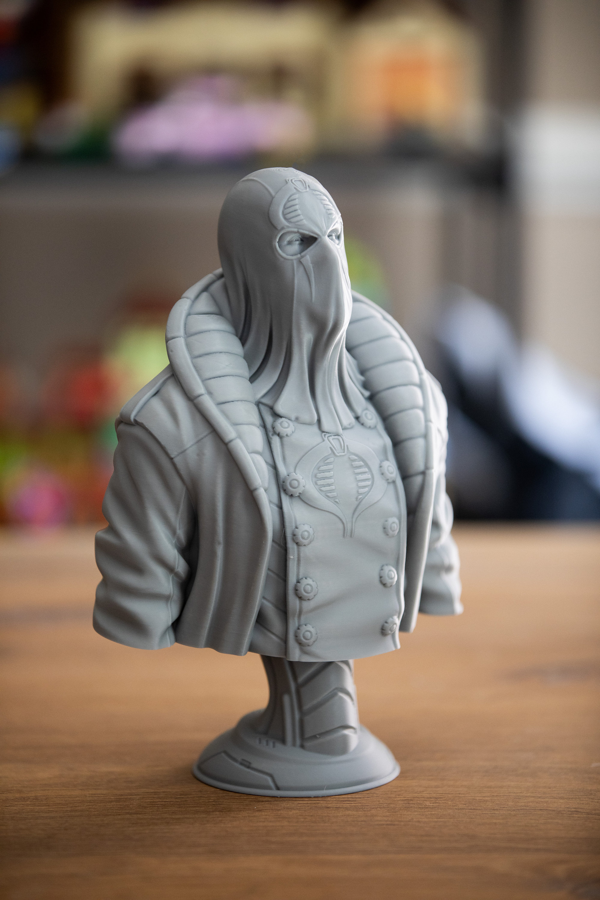 Cobra Commander Bust / Statue / 3D Printed / G.I. Joe / Hooded ...