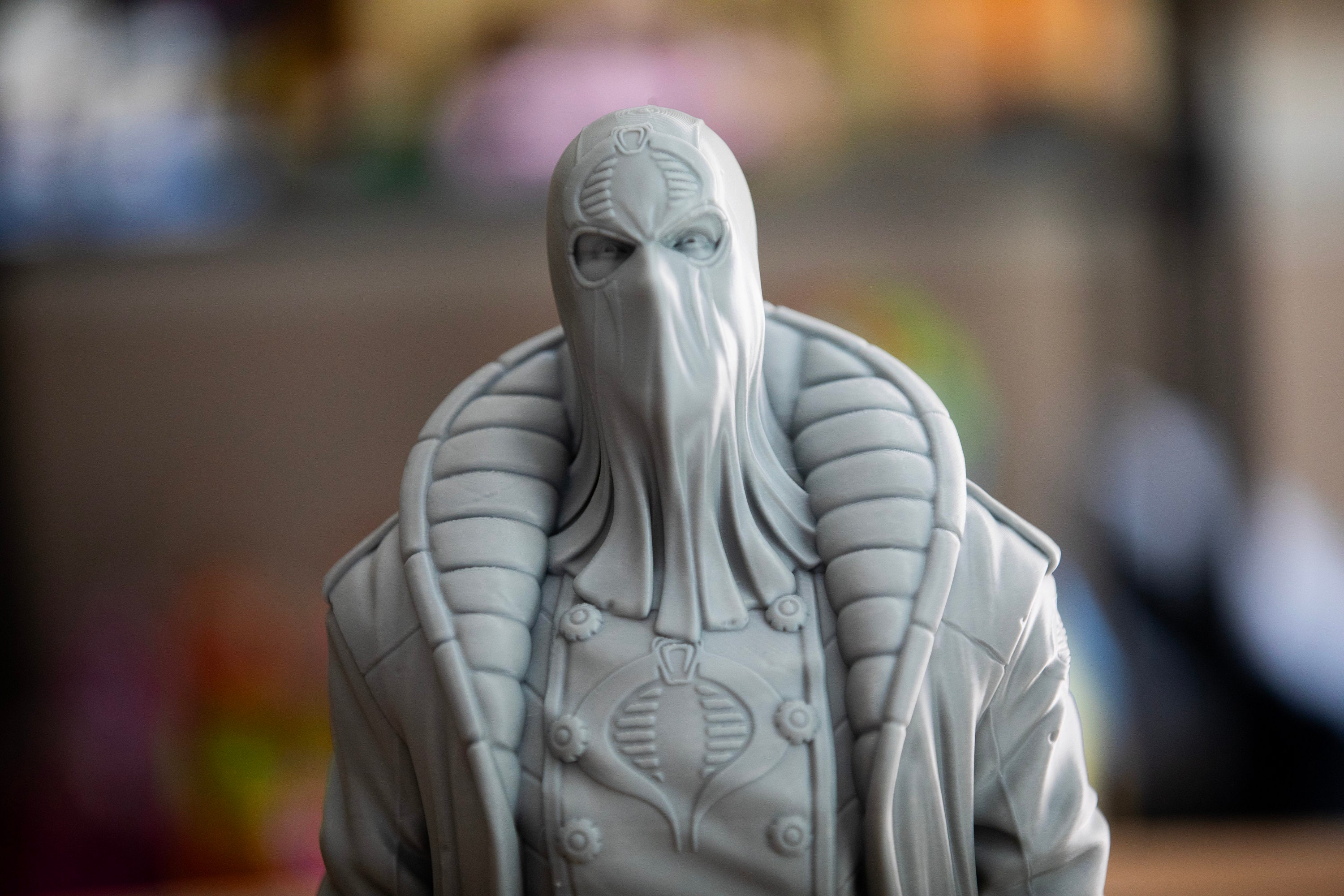 Cobra Commander Bust / Statue / 3D Printed / G.I. Joe / Hooded ...
