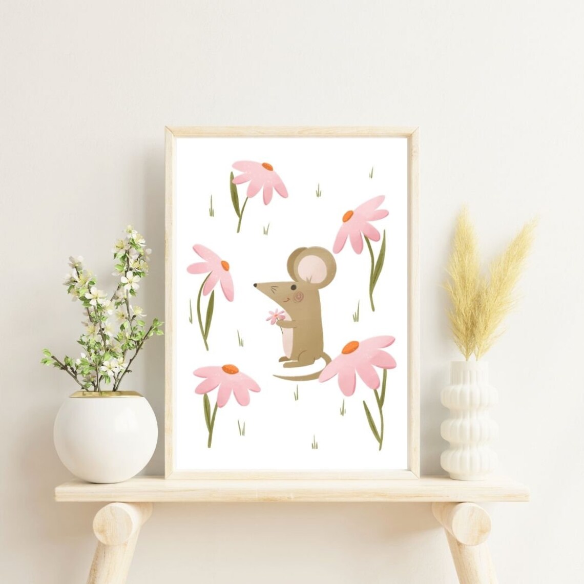 Digital Art Printable Poster Illustration Drawing for Kids Room ...