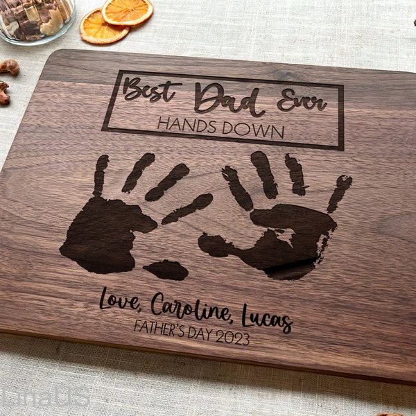 Handprint Cutting Board - Etsy