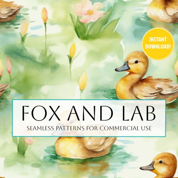 Ducks Pattern - Etsy