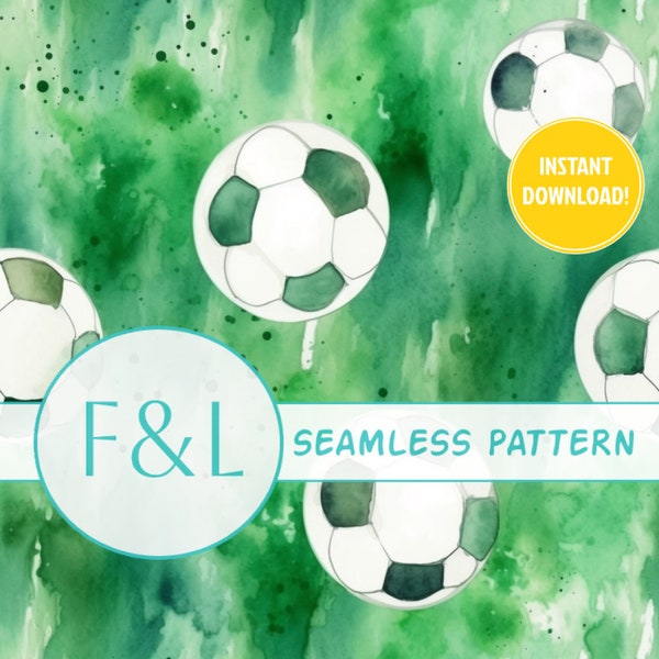 Soccer Watercolor - Etsy