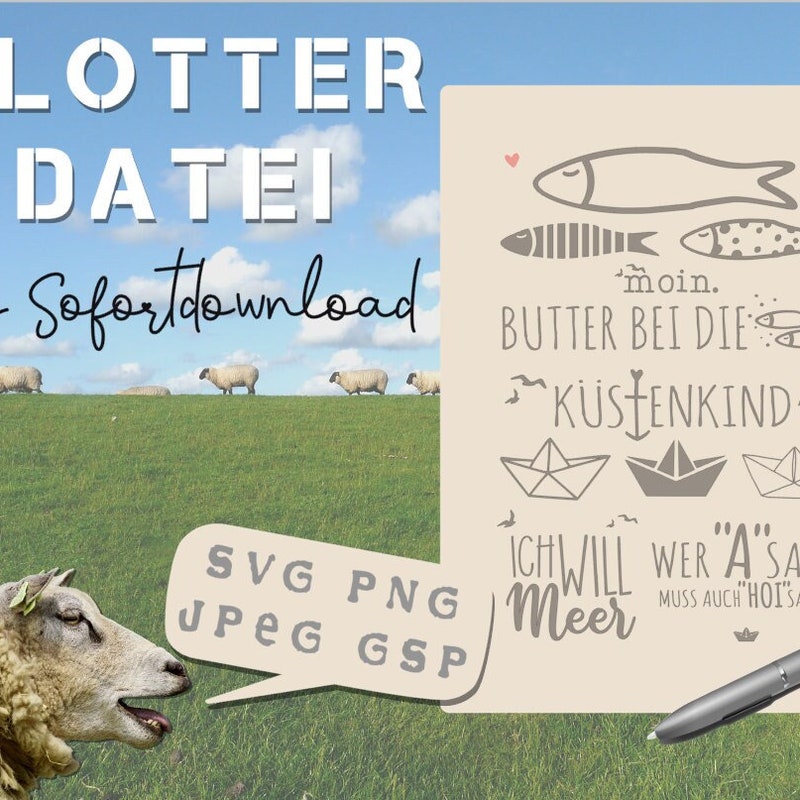 Plotterdatei maritim - Etsy.de