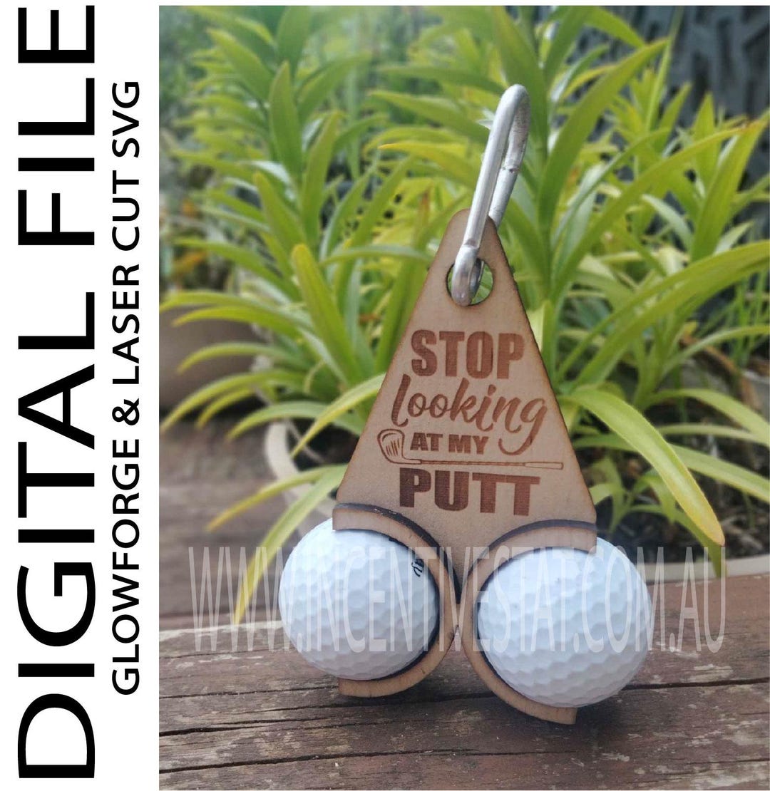 Golf Ball Holder Layered Laser Cut SVG, Digital File, Glowforge Laser ...