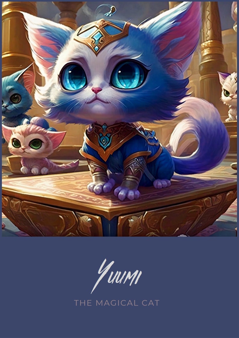 Yuumi | League of Legends | Poster Art | Wall Decor | Gaming Gift ...