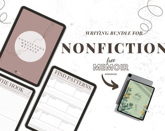 Nonfiction Writing Bundle Nonfiction Book Guide Memoir Writing Planner ...
