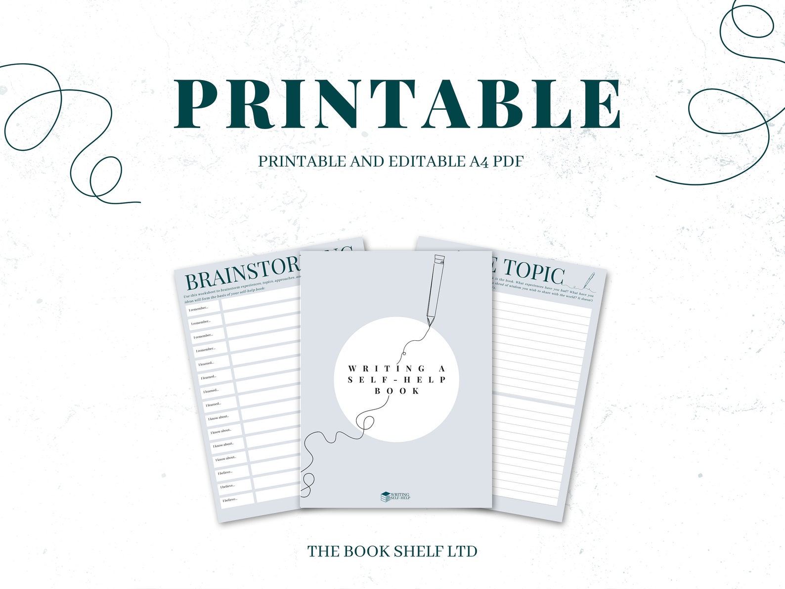 Writing a Self-help Book Guide | Nonfiction Workbook | Digital ...