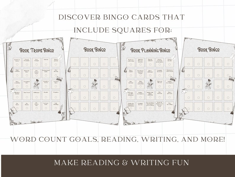 Dark Academia Book Bingo Bundle | Reading Challenge | Book Challenge ...
