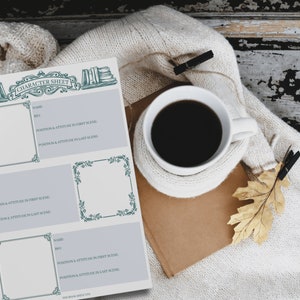 Character Worksheet Tracker | Book Character Tracker | Novel Character ...