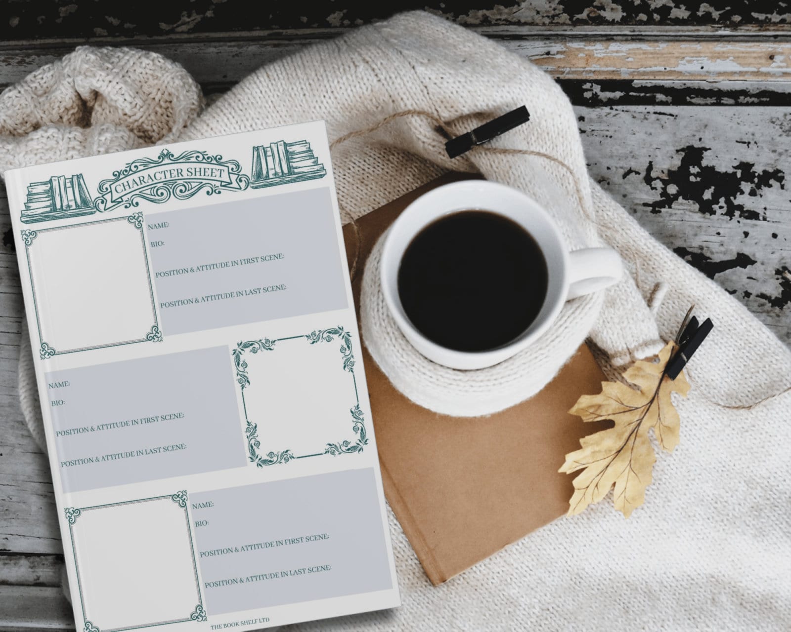 Character Worksheet Tracker | Book Character Tracker | Novel Character ...