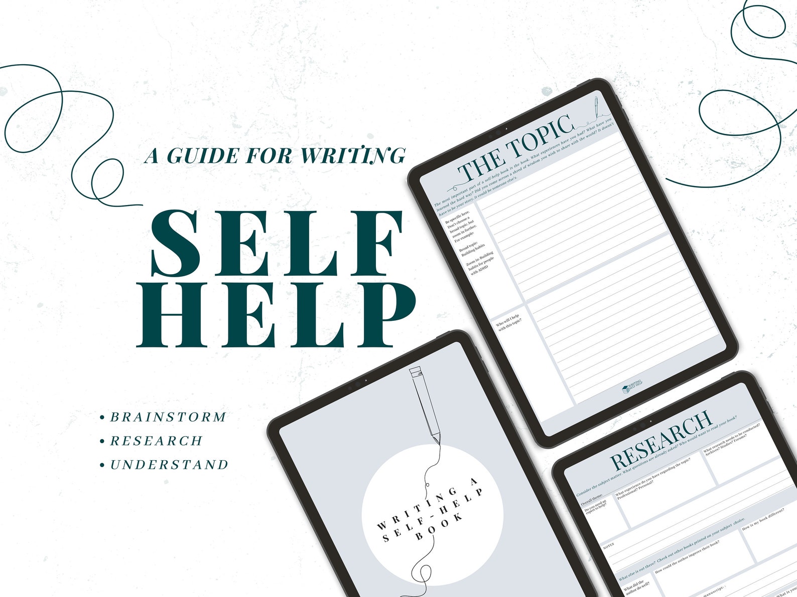 Writing a Self-help Book Guide | Nonfiction Workbook | Digital ...