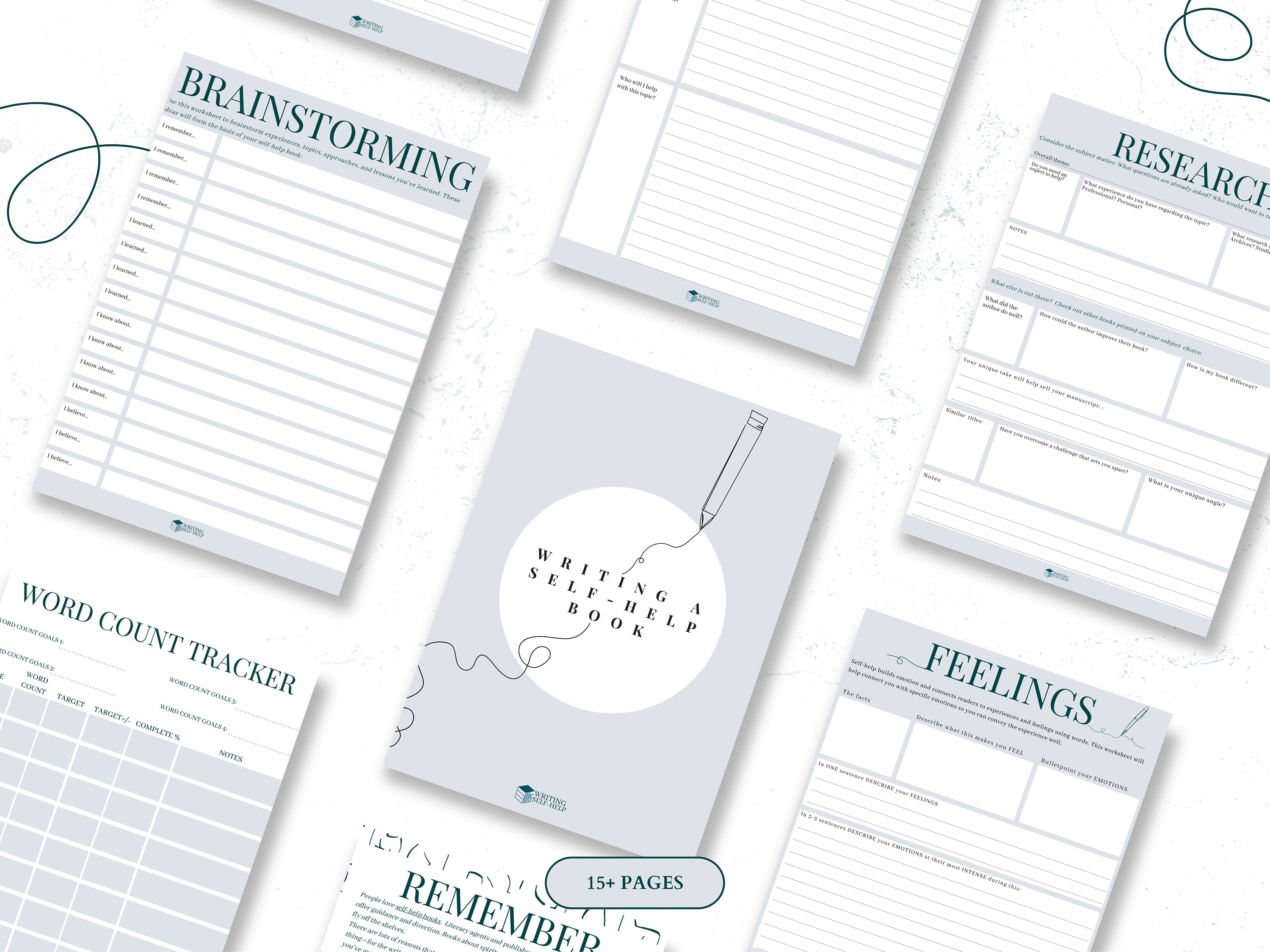 Writing a Self-help Book Guide | Nonfiction Workbook | Digital ...