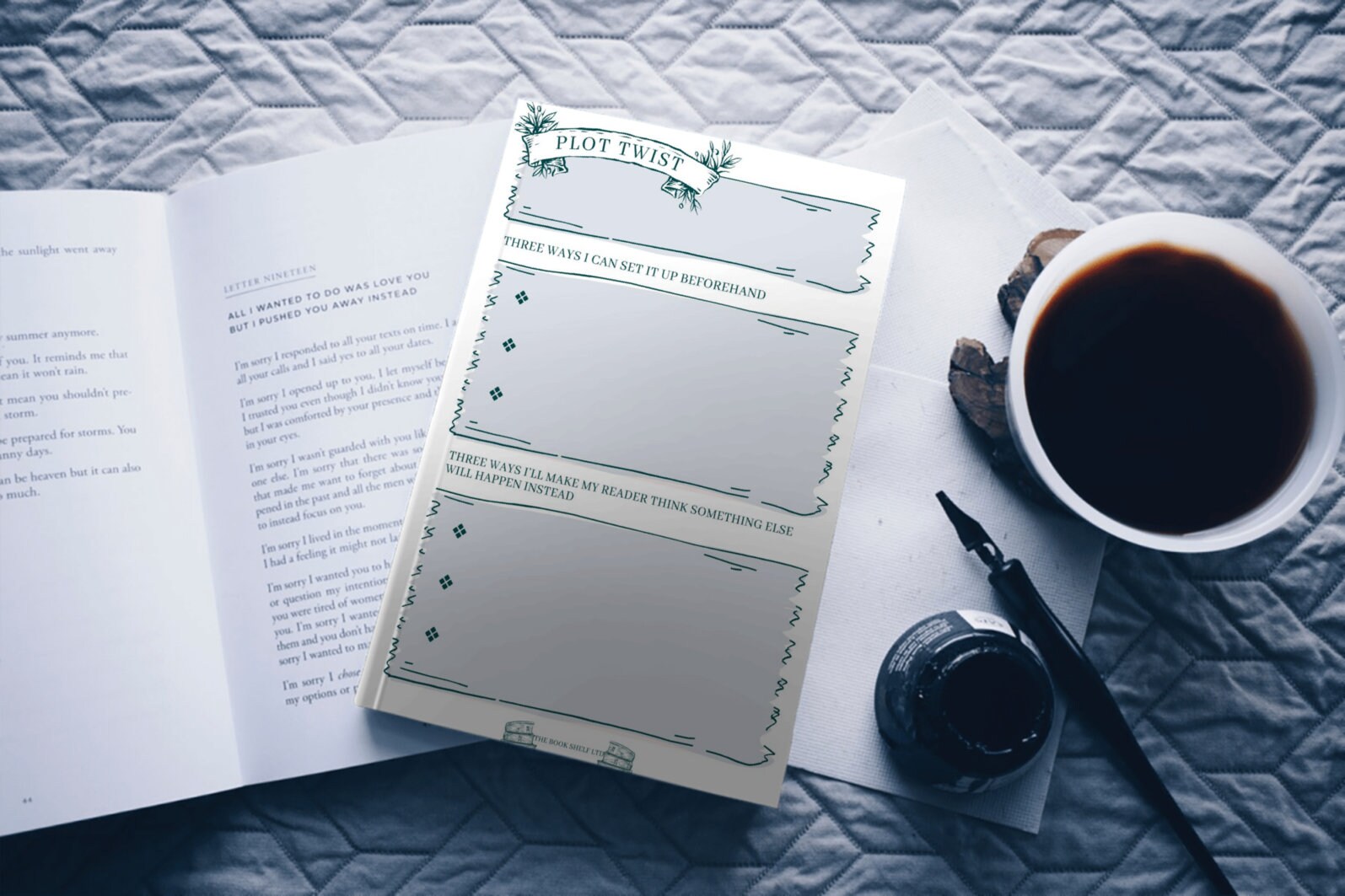 Plot Twist Worksheet Novel Planner Printable Plot Template, Writer Printables Author Resources ...