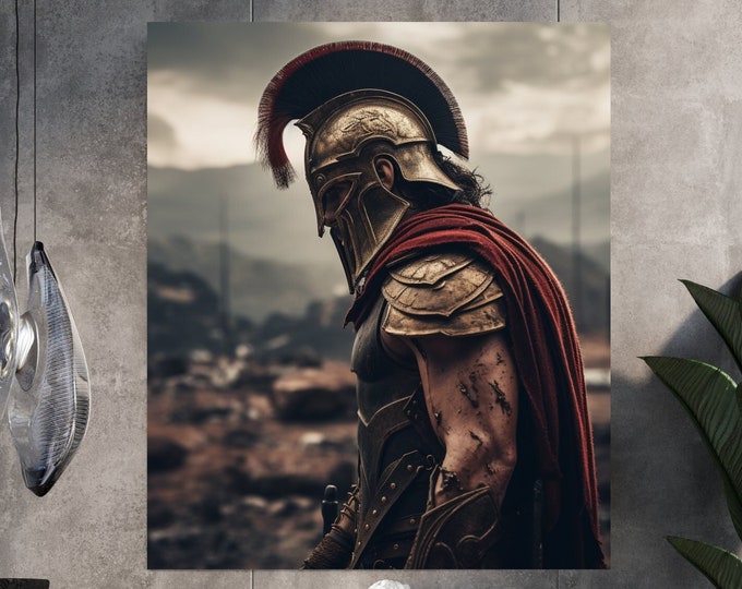 300 Spartans, the Epitaph at Thermopylae, Sparta Print, Sparta Poster ...
