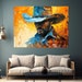 Cowboy Abstract Art| Western Print|printable Wall Art|cowboy Poster ...