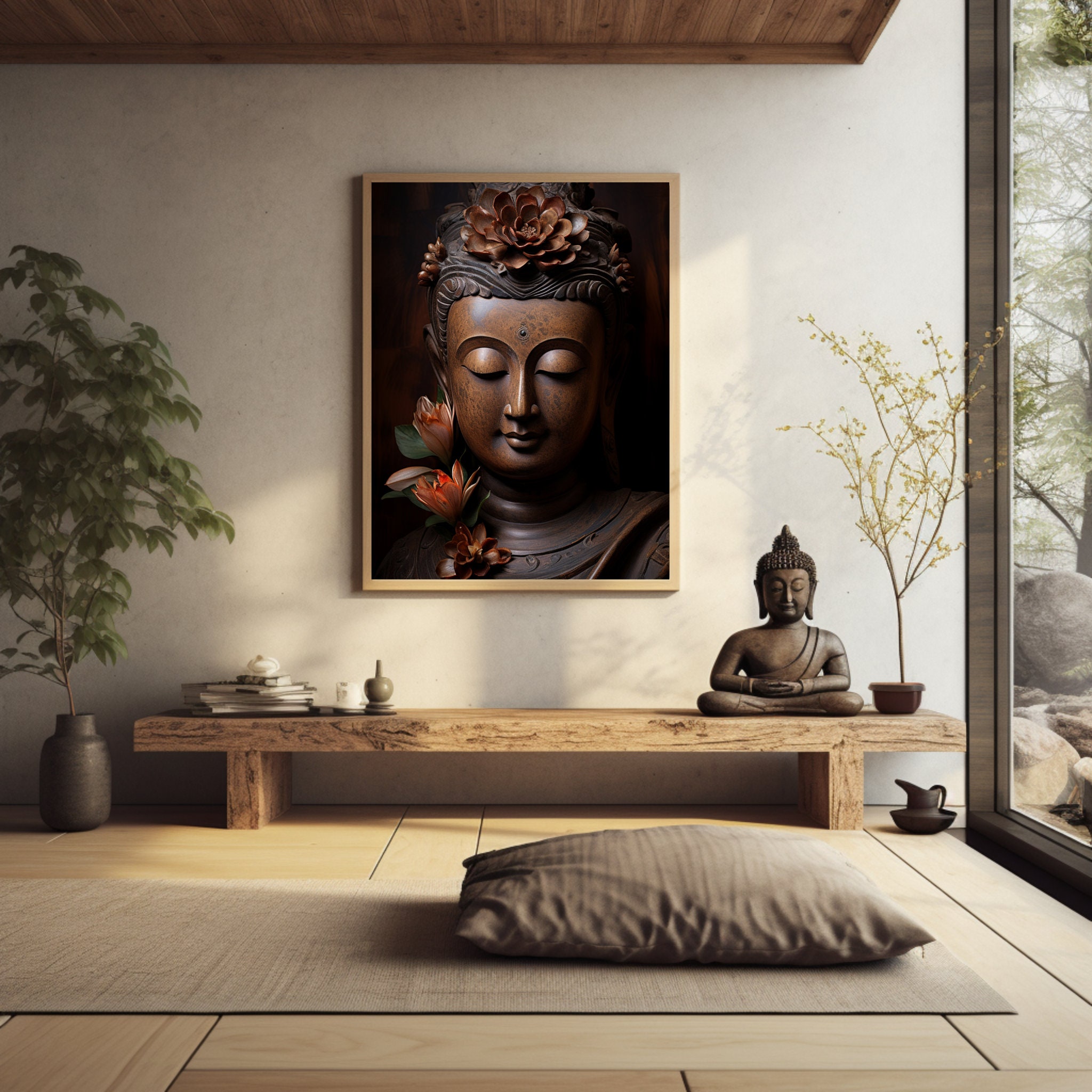 Buddha Print|buddha Poster |buddha Wall Art|buddha Digital Download ...