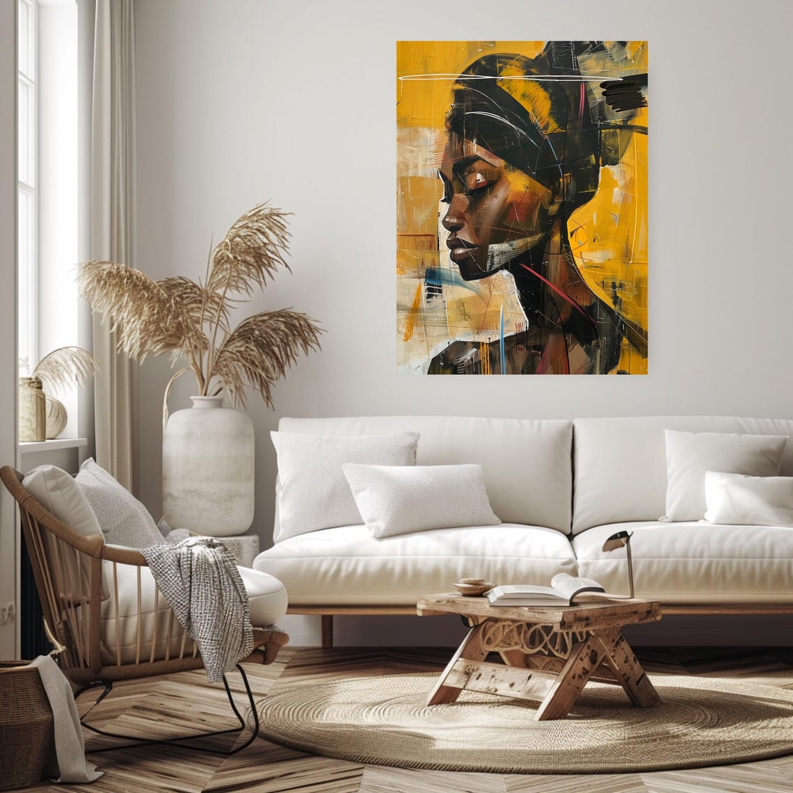 African Woman Print | African Abstract Art I Printable Wall Art ...