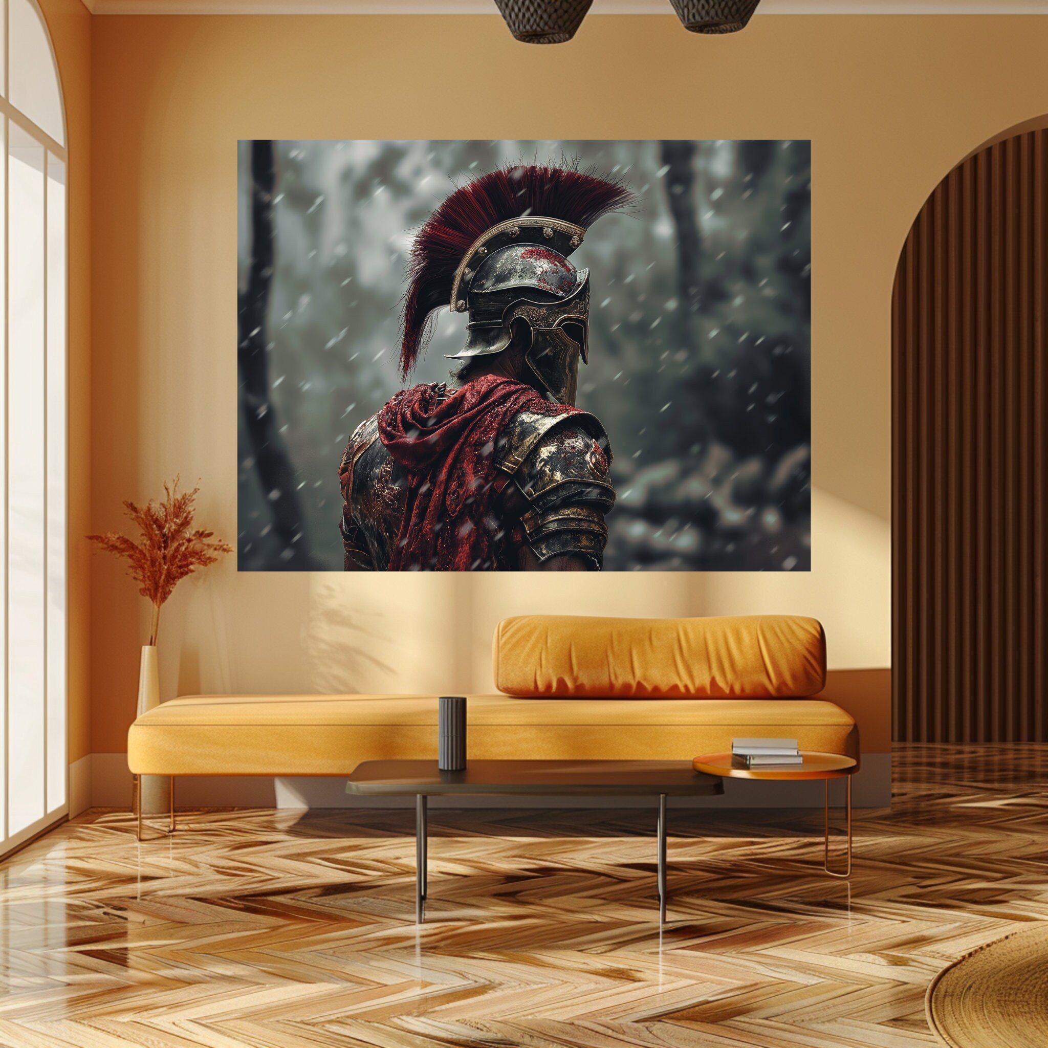 Spartan Warrior Abstract Art |spartan Poster | Spartan Warrior Wall Art ...