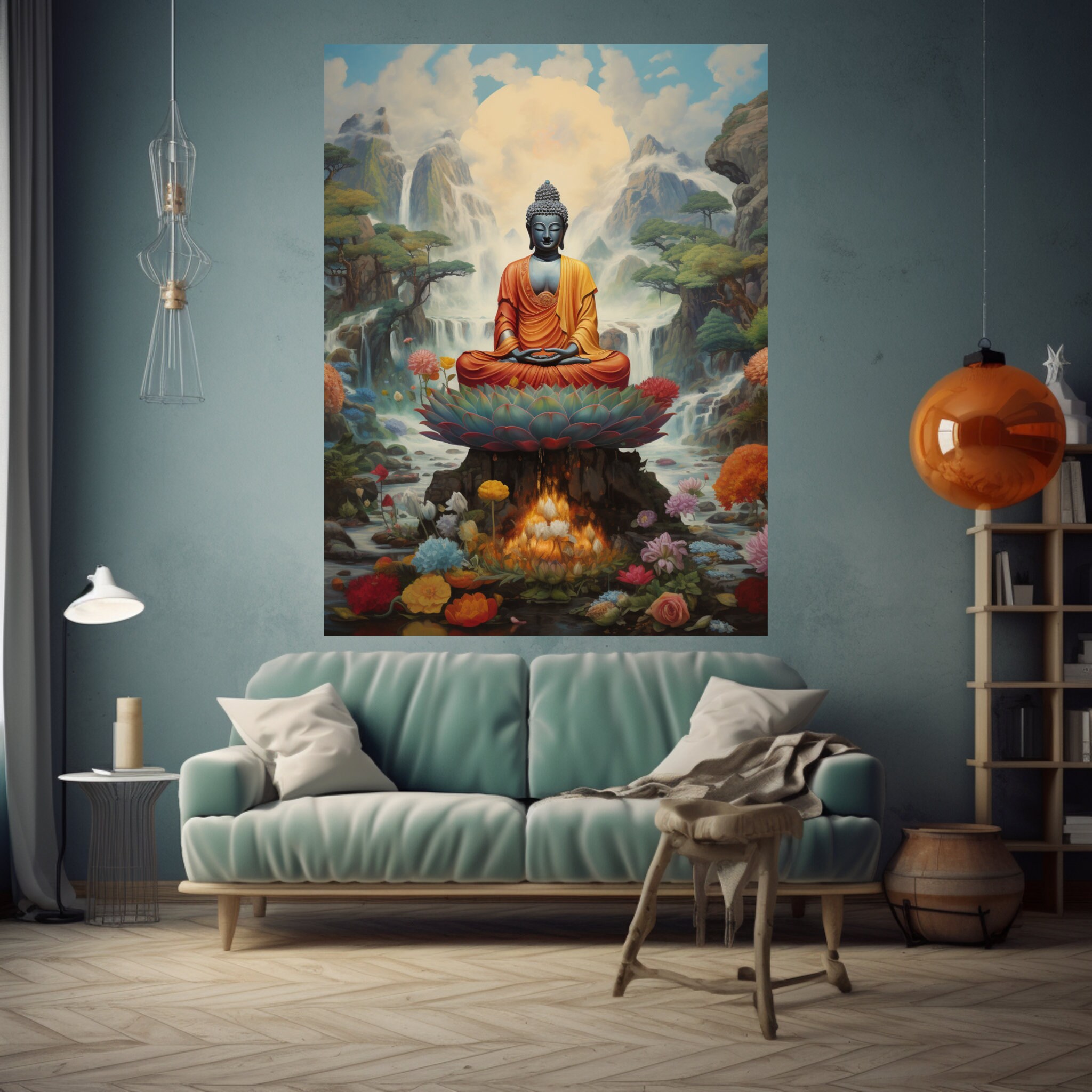 Buddha Print|buddha Poster |buddha Wall Art|buddha Digital Download ...