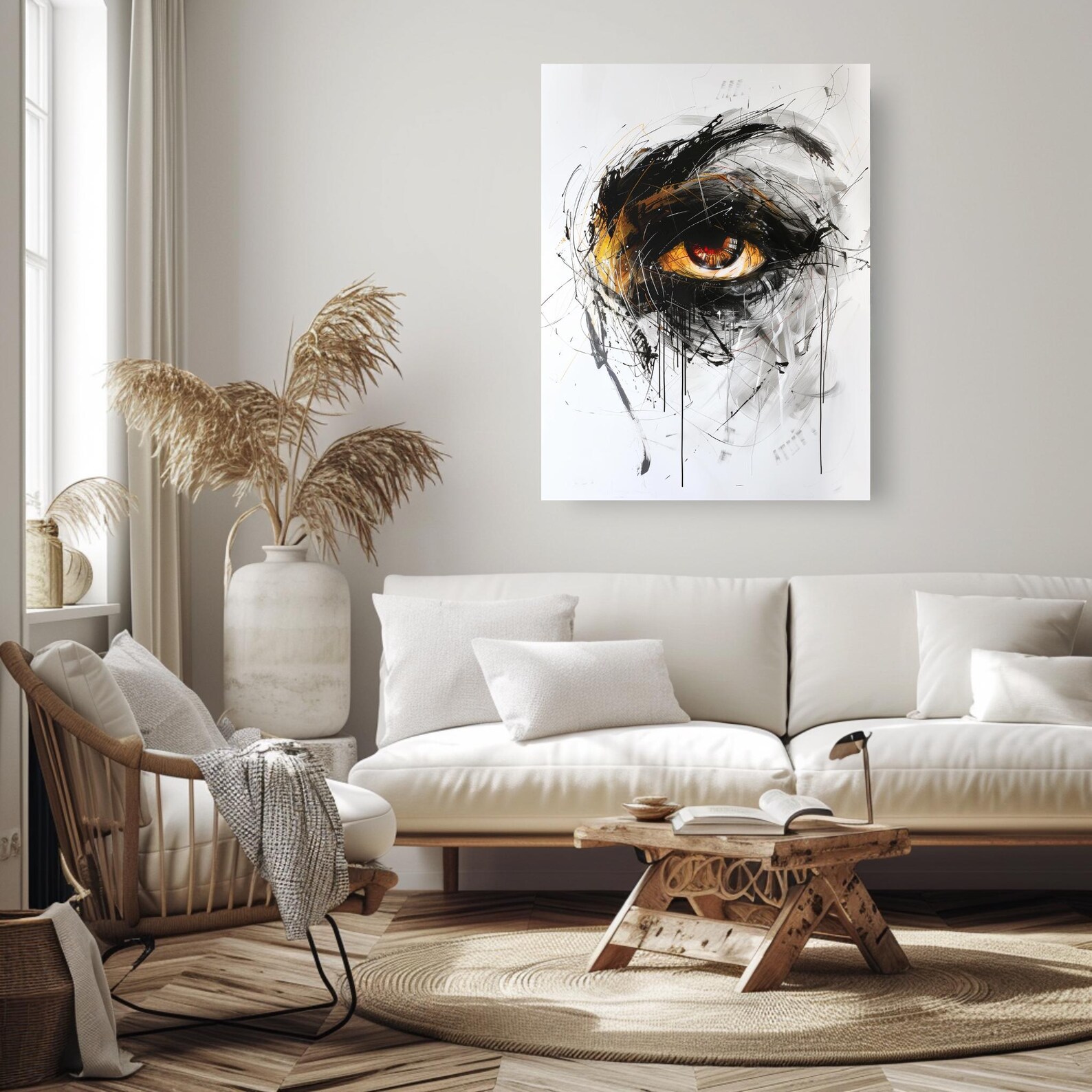 Close-up Eye Abstract Art Print |eye Poster|colorful Eye Wall Art| Eye ...