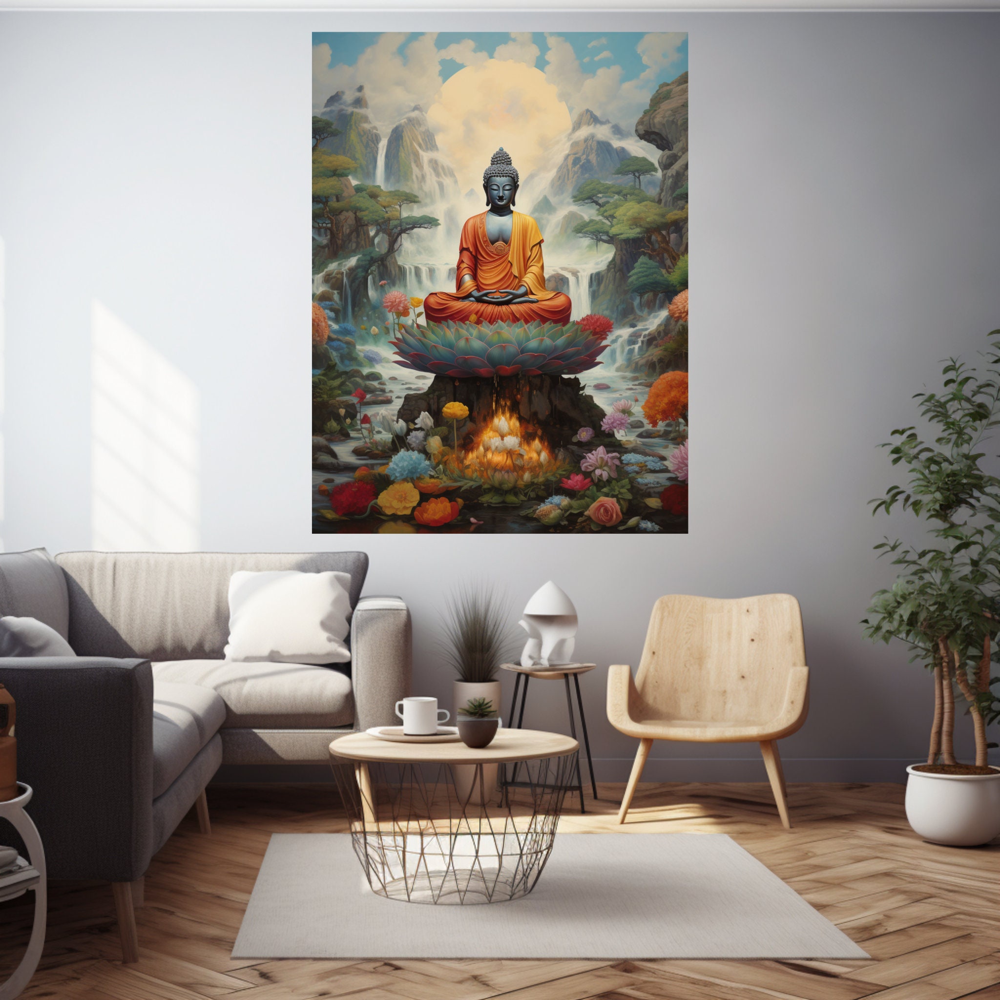 Buddha Printbuddha Poster buddha Wall Artbuddha Digital - Etsy