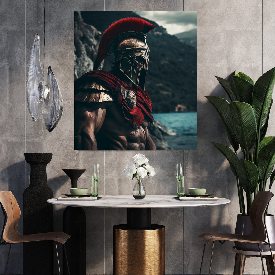 Sparta Warrior Print | Printable Wall Art | Spartan Poster | Spartan ...