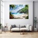 Beach Abstract Art beach Poster Ocean Wall Art Sea Digital ...