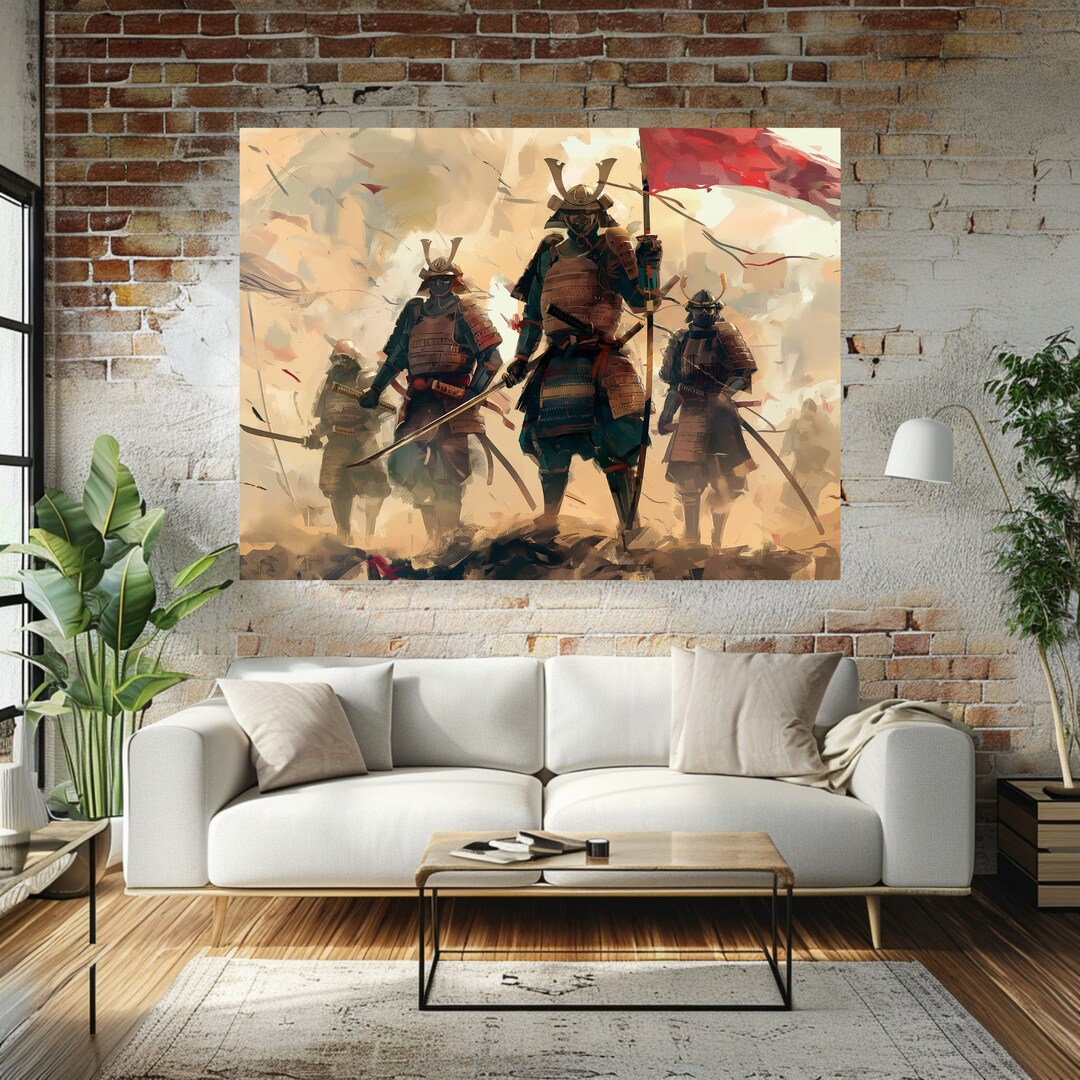 Shogun Abstract Art |samurai| Japanese History |japan|shogun Wall Art ...