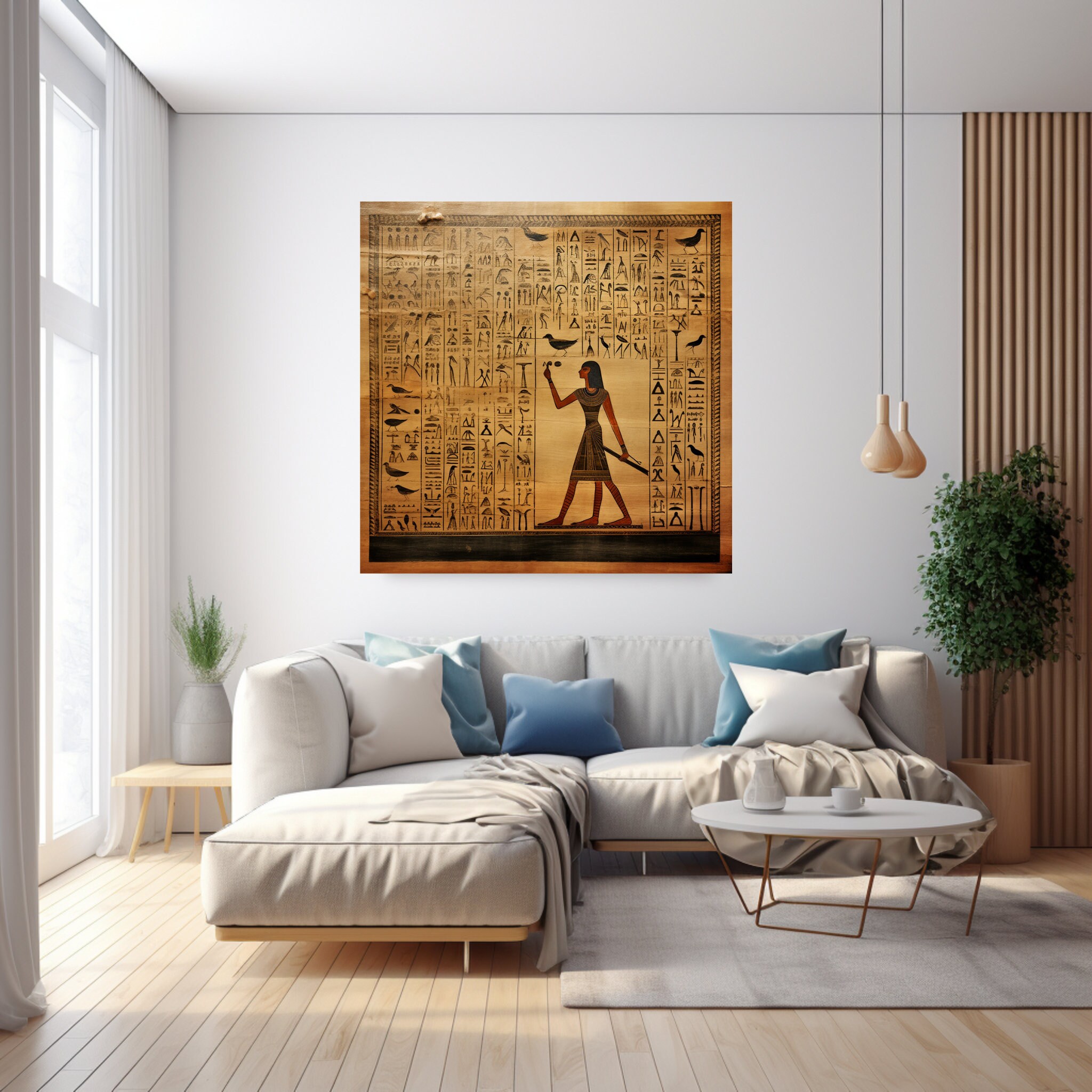 BUNDLE of 6 Ancient Egypt Papyrus | Egyptian History | Egypt Poster ...