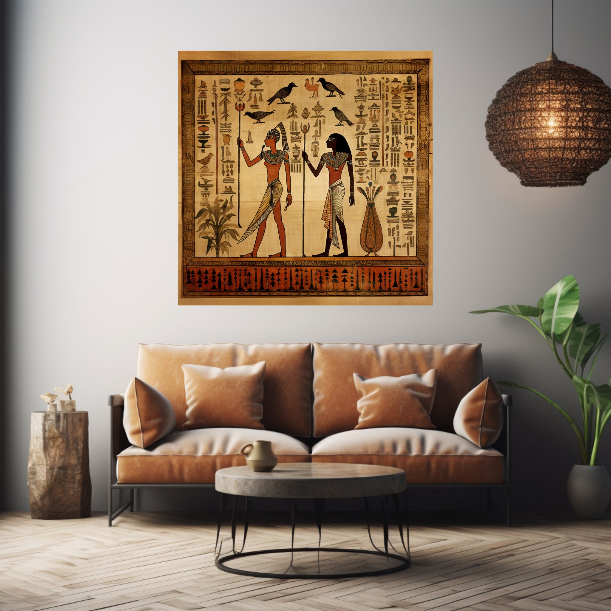 BUNDLE of 9 Ancient Egypt Papyrus Egyptian History Egypt Poster ...