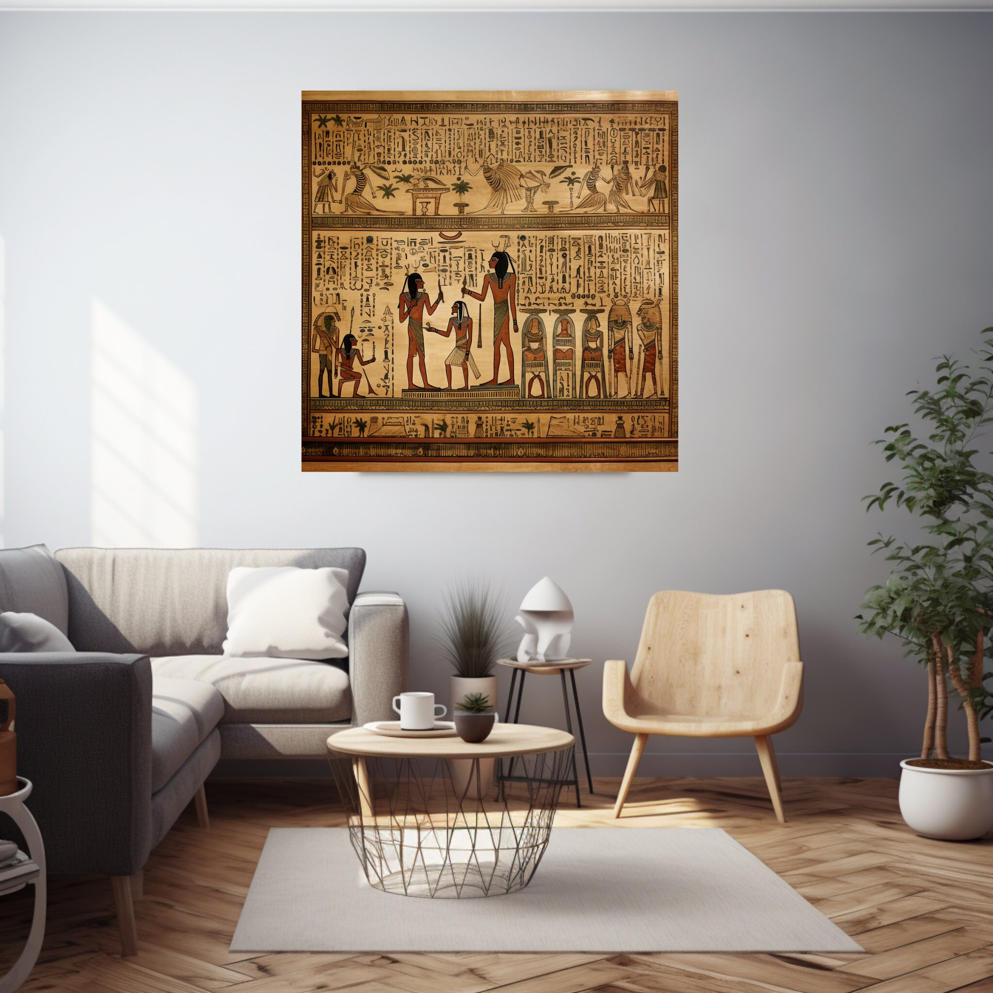 BUNDLE of 6 Ancient Egypt Papyrus | Egyptian History | Egypt Poster ...