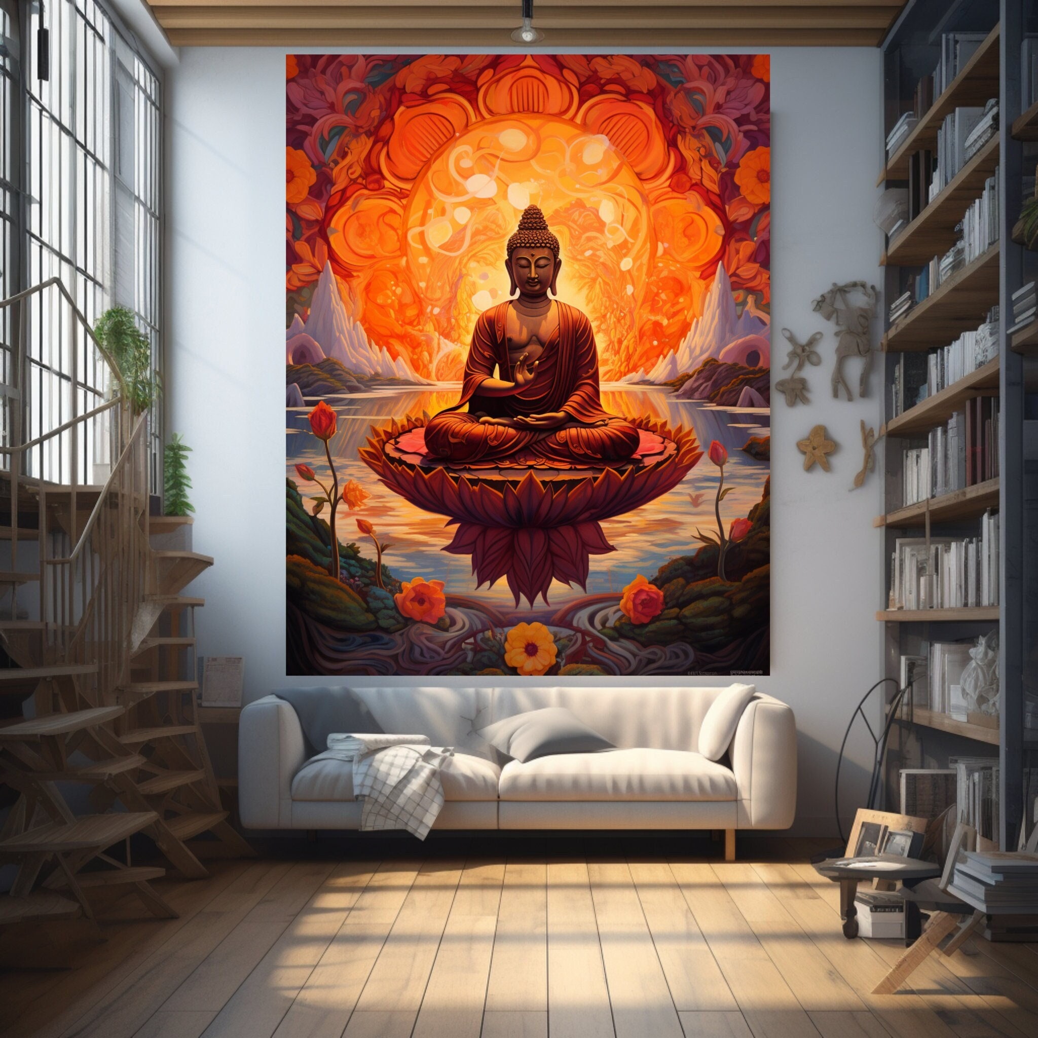 Buddha Printbuddha Poster buddha Wall Artbuddha Digital Downloadbuddha ...