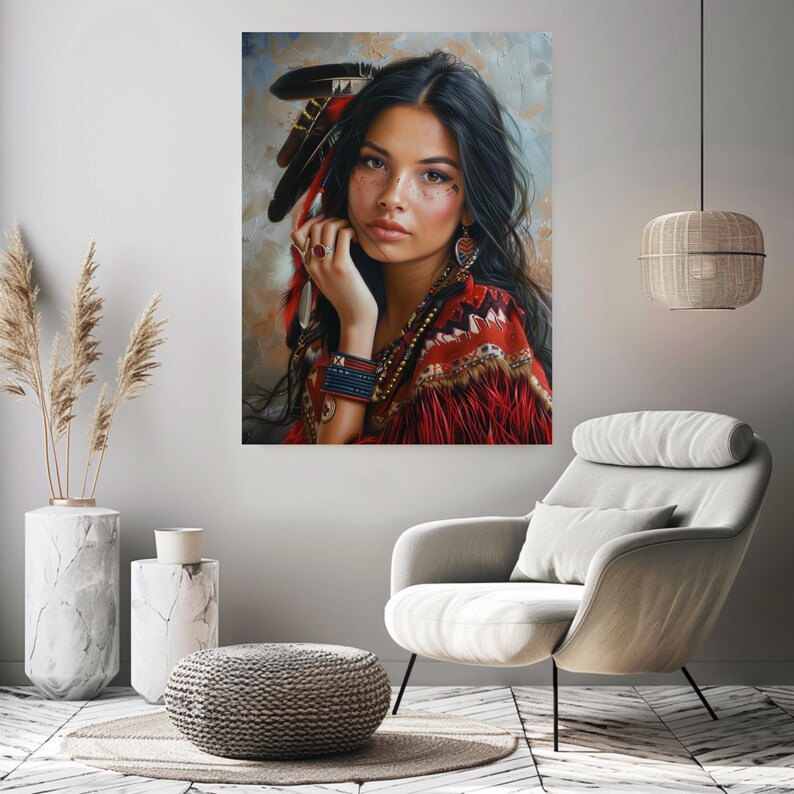 Native American Print | Printable Wall Art | Native Woman Wall Art ...