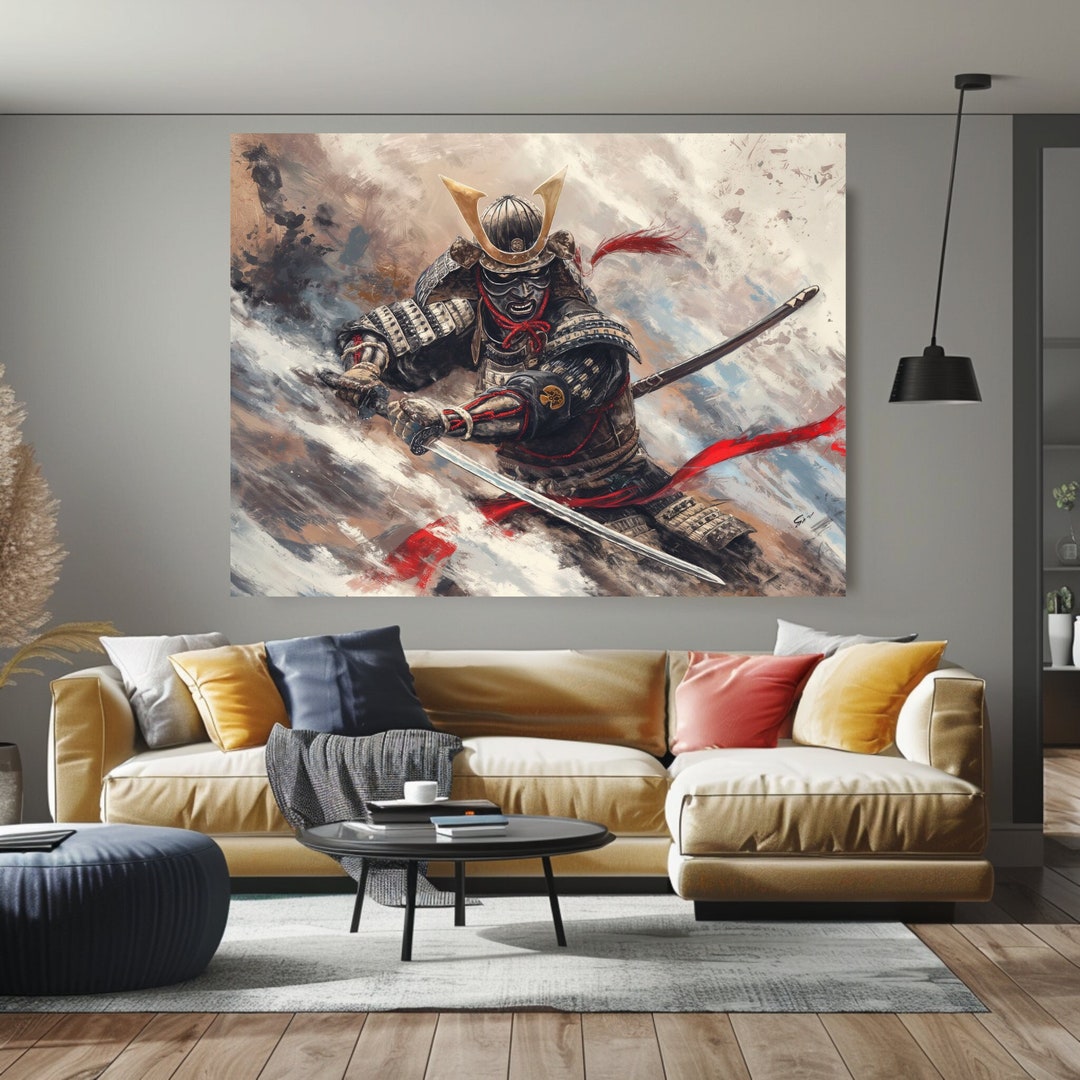 Shogun Abstract Art |samurai| Japanese History |japan|shogun Wall Art ...