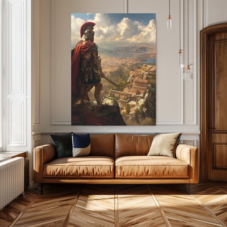Spartan Warrior Abstract Art spartan Poster Spartan Warrior Wall Art ...